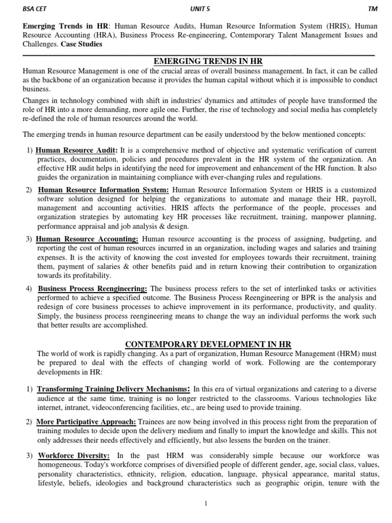 TM 5 | PDF | Human Resources | Audit