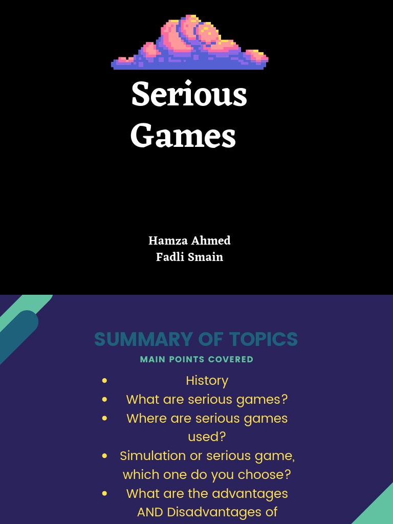 Serious GAMES | PDF | Simulation | Cognition
