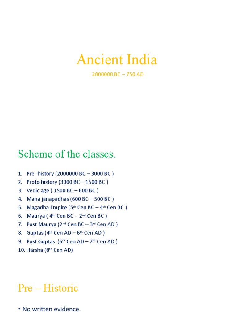 Ancient India - 1 | PDF | Ashoka | Vedas