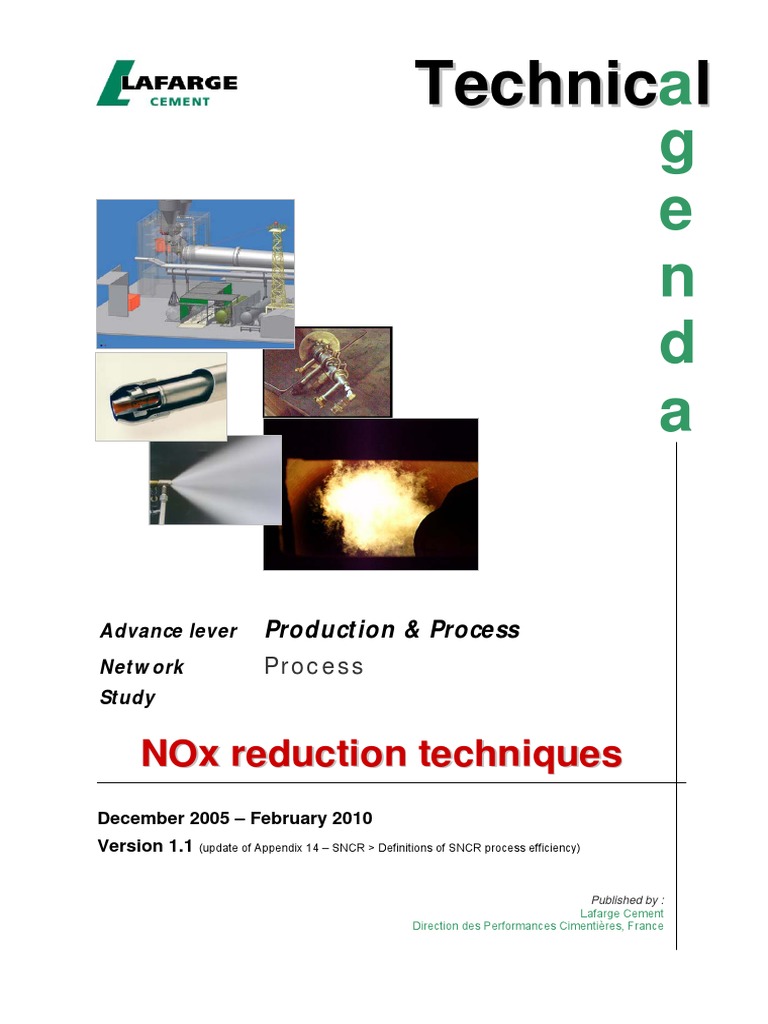 NOx Reduction TA Study Feb2010 | PDF | N Ox | Combustion