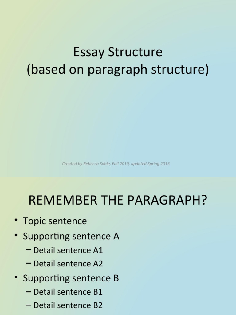 Essay Structure Introduction | PDF | English Language | Vocabulary