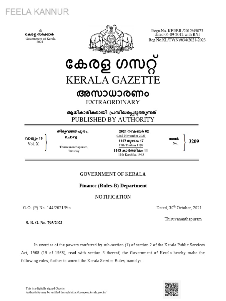 Fin KSR Amendment 30 Special CL For Angioplasty 02.11.2021 - F | PDF ...