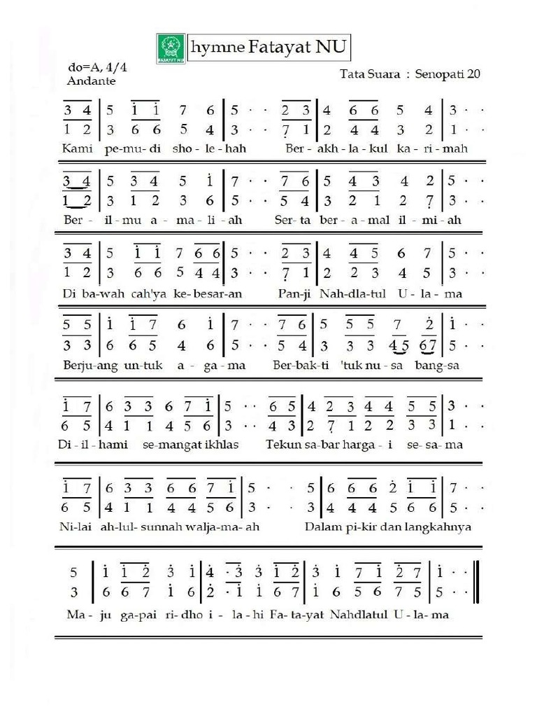 Hymne Fatayat Nu | PDF