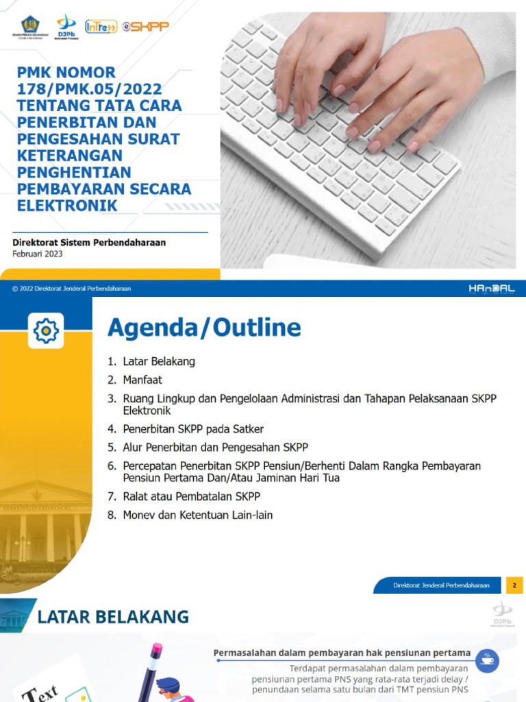 Materi Sosialisasi PMK 178 2022 E-SKPP | PDF