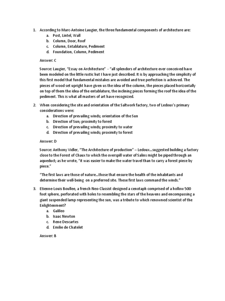 Module 3 Review Questions | PDF | Palace Of Versailles