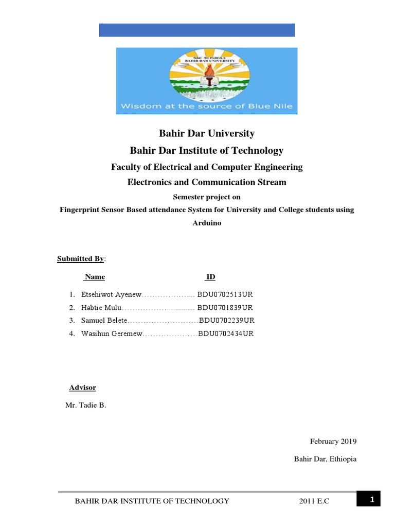 Fingerprint Attendance (Arduino) | PDF | Arduino | Manufactured Goods