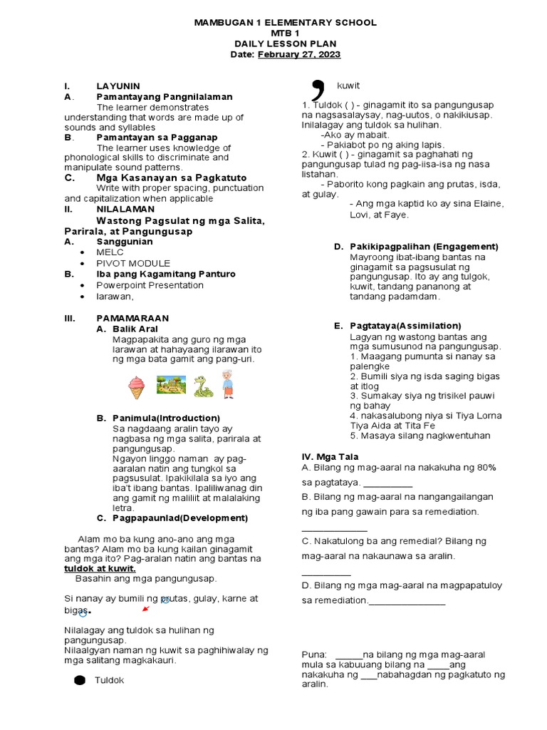Q3 DLP MTB Week 3 | PDF