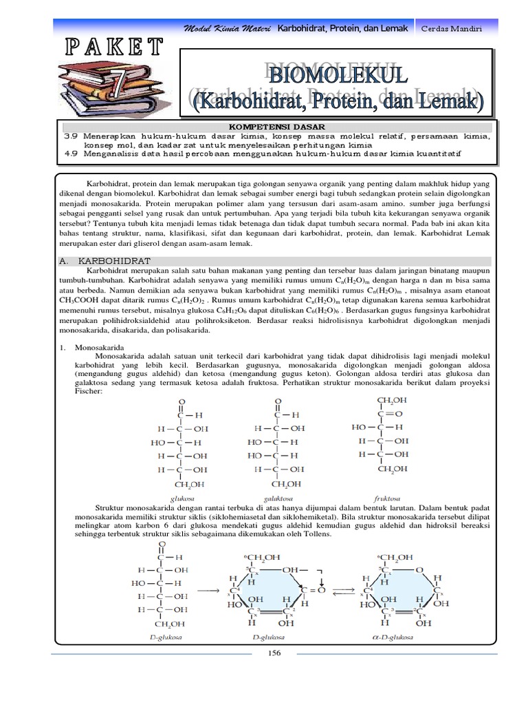 Struktur dan Fungsi Biomolekul Utama | PDF | Sains & Matematika