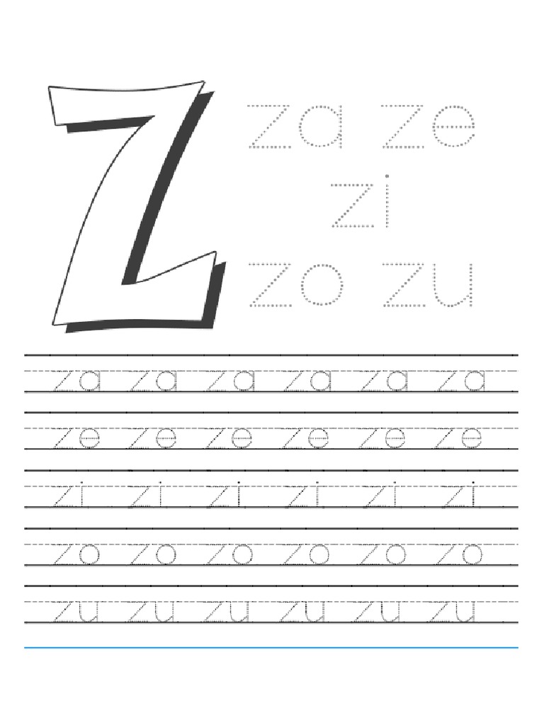 Membaca & Menulis KV Z | PDF