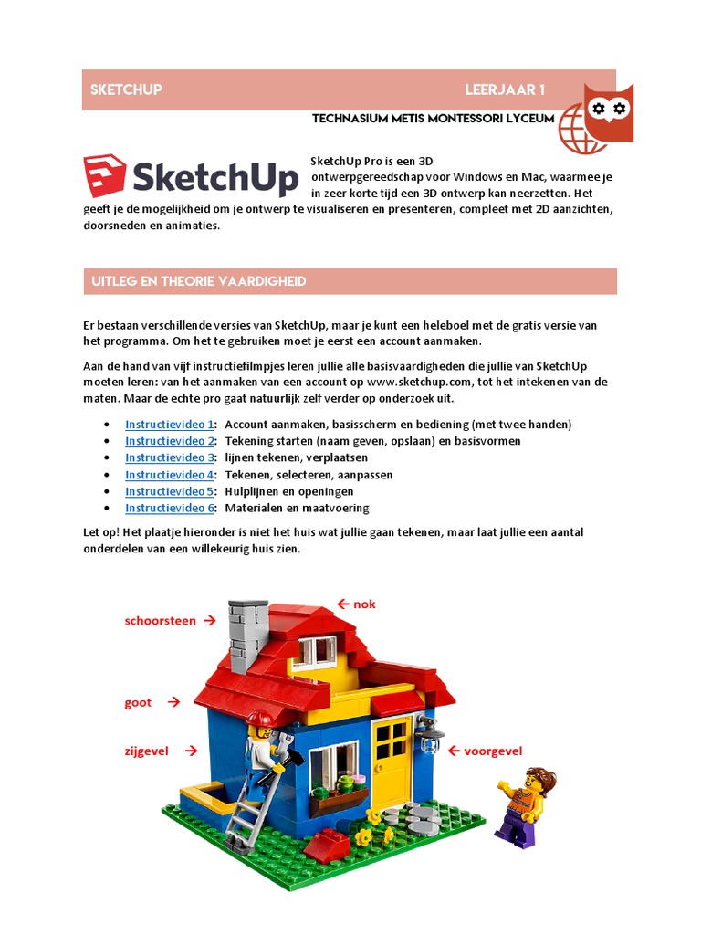 Instructiekaart SketchUp | PDF