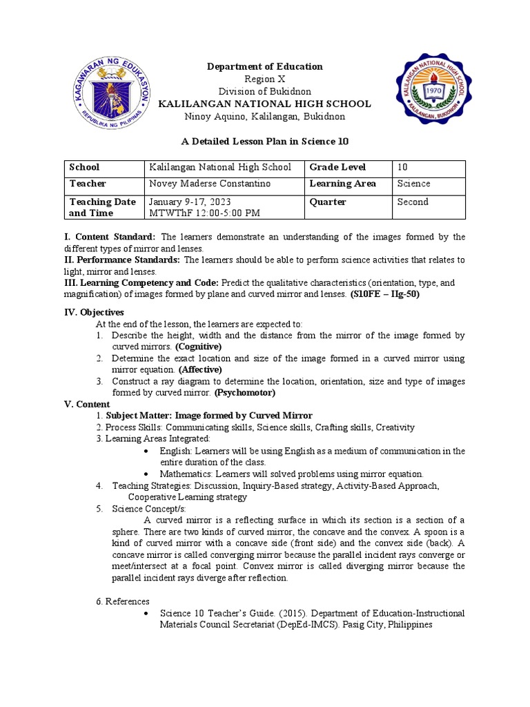 Curved Mirror | PDF | Mirror | Optics