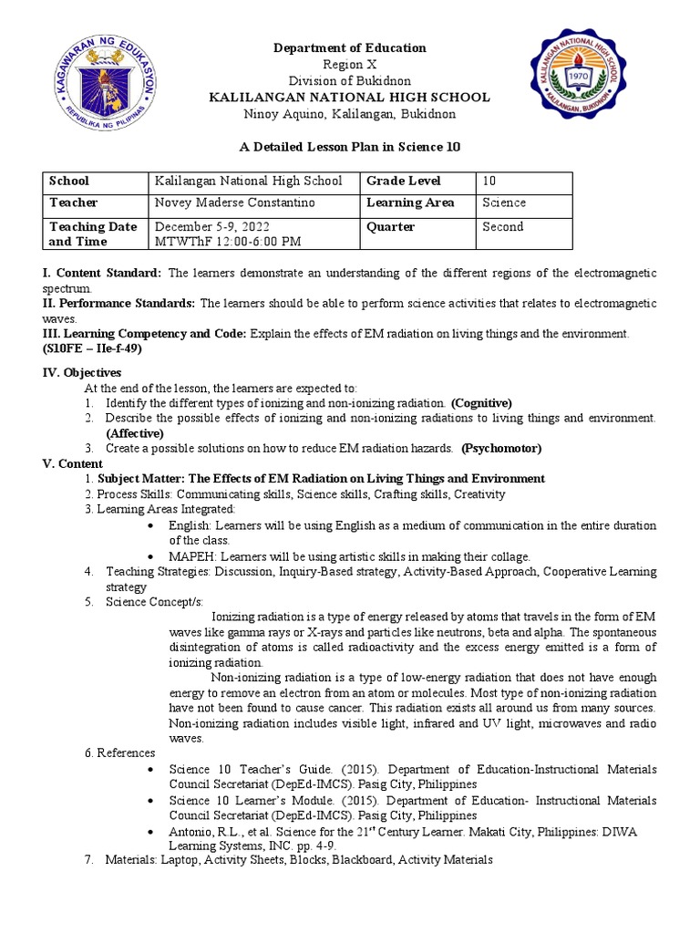 Effect of EM Waves | PDF | Ionizing Radiation | Electromagnetic Radiation