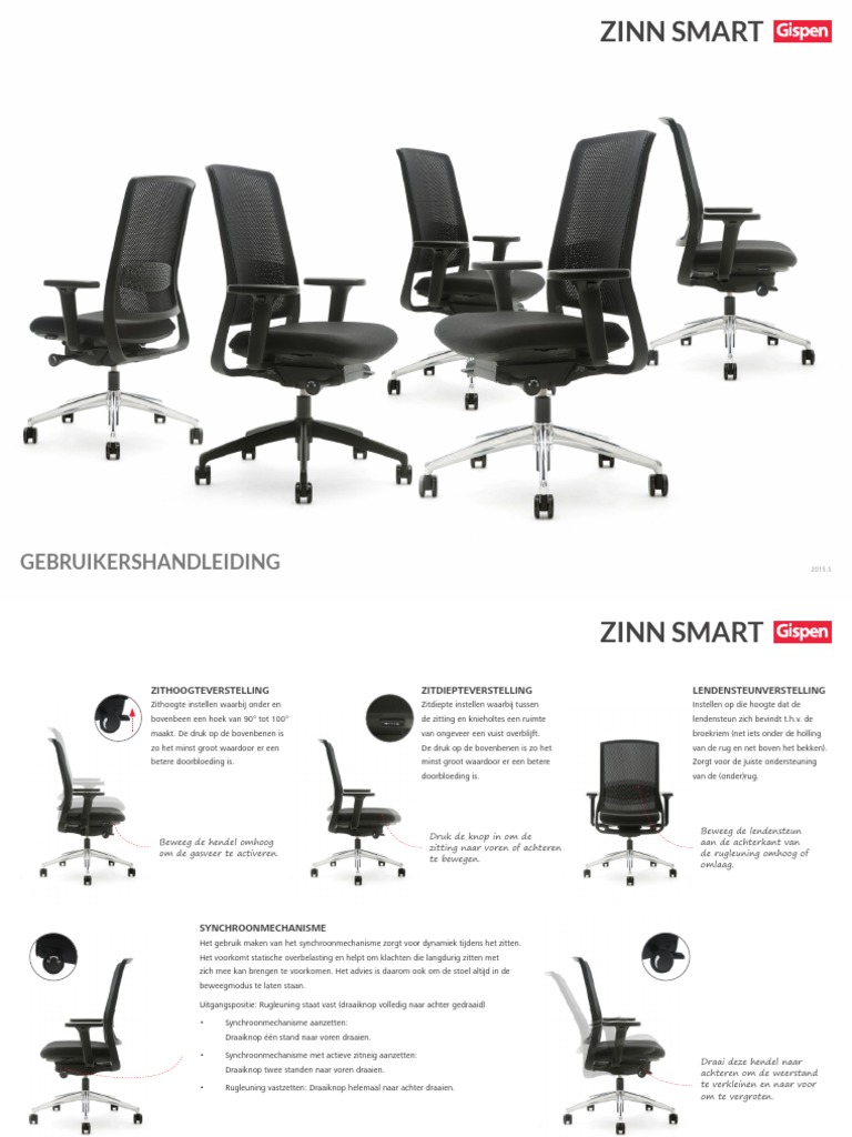 Gispen Zinn Smart Gebruikershandleiding | PDF