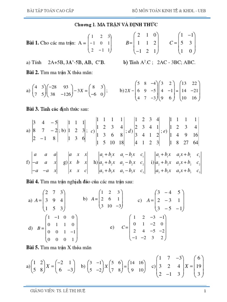 BT Toan-Cao-Cap BMTKT New1 | PDF