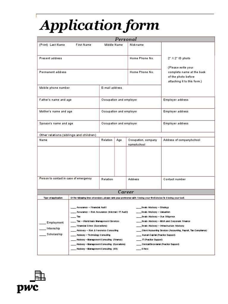 Application Form | PDF | Background Check | Business