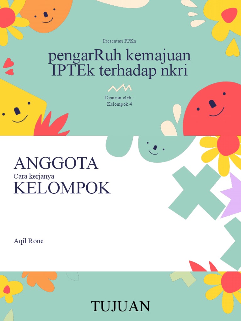 Pengarruh Kemajuan Iptek Terhadap Nkri: Presentasi PPKN | PDF