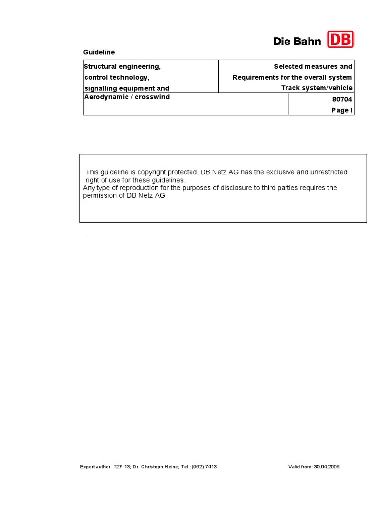 Ril.807.04 en | PDF | Vehicles | Safety