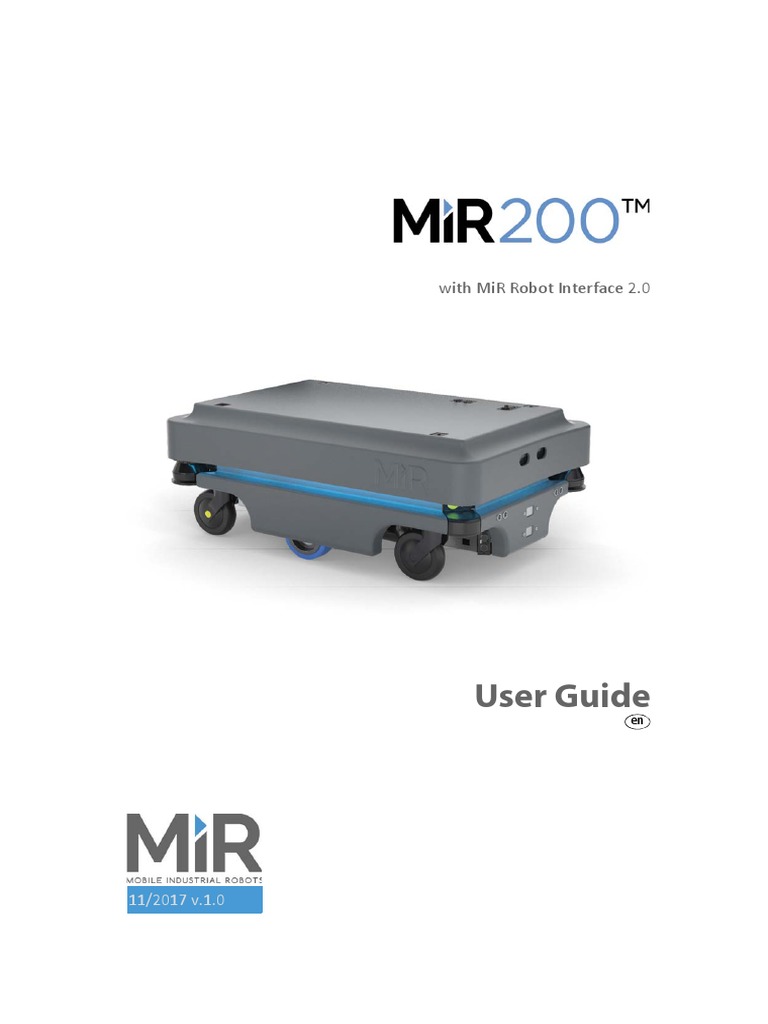 Mir200 User Guide - Robot Interface 20 v10 | PDF | Robot | Robotics