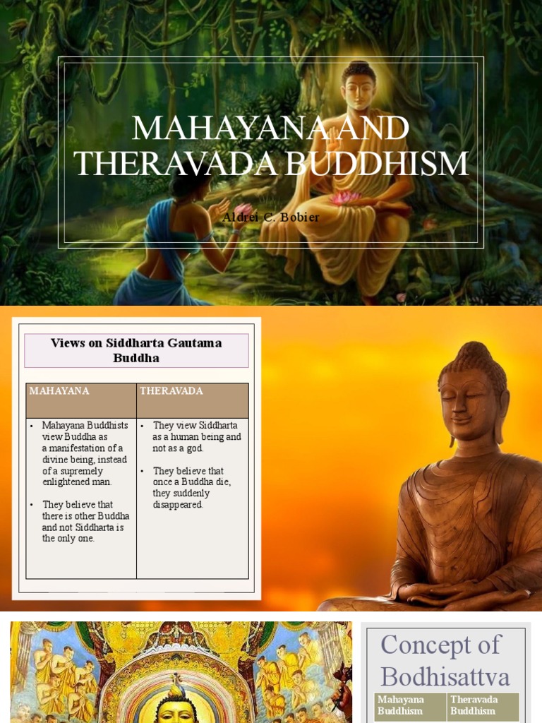 Mahayana and Theravada Buddhism | PDF | Mahayana | Bodhisattva