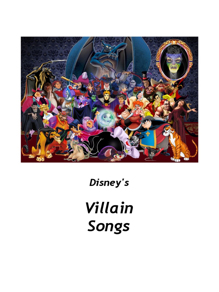 Disney Villain Song Compendium | PDF