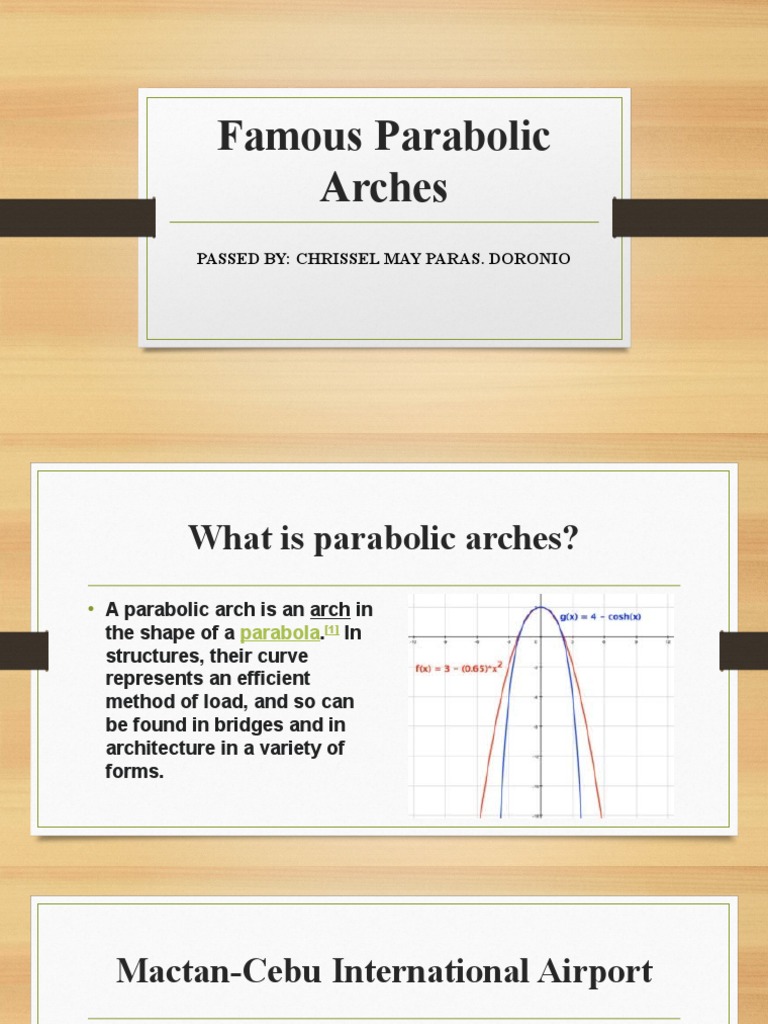 Famous Parabolic Arches - PPTX Adingggggggg | PDF | Philippines ...