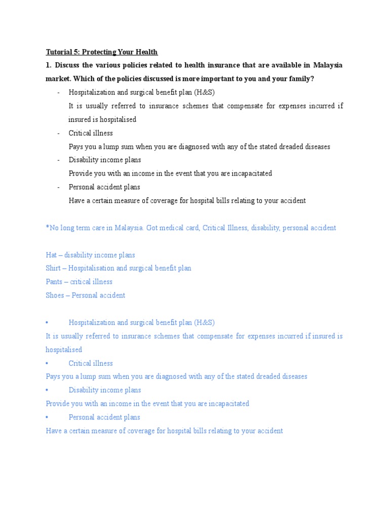 PFP T5 | PDF | Insurance | Disability Insurance