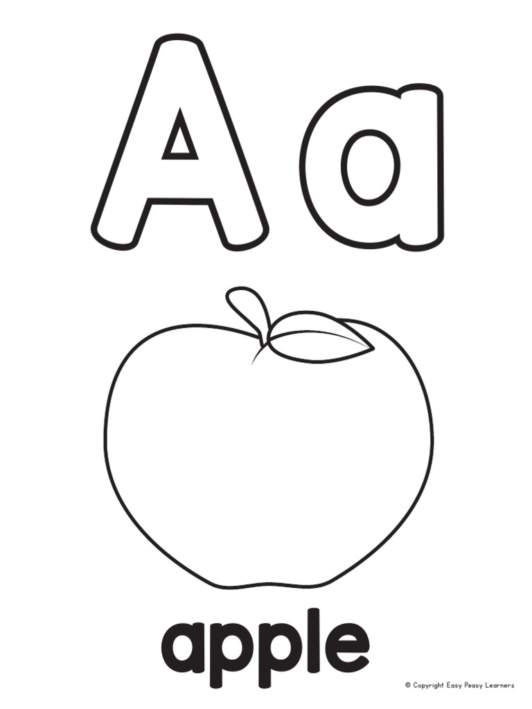 Alphabet Coloring Pages | PDF