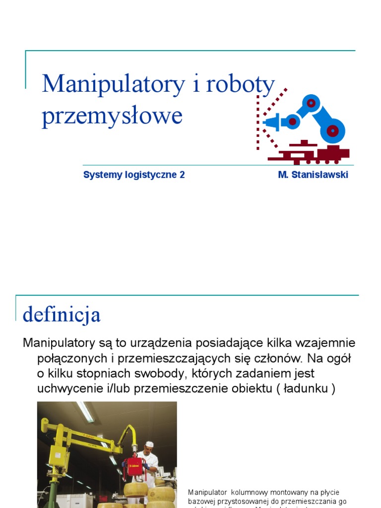 12 Manipulatory I Roboty Przemyslowe | PDF