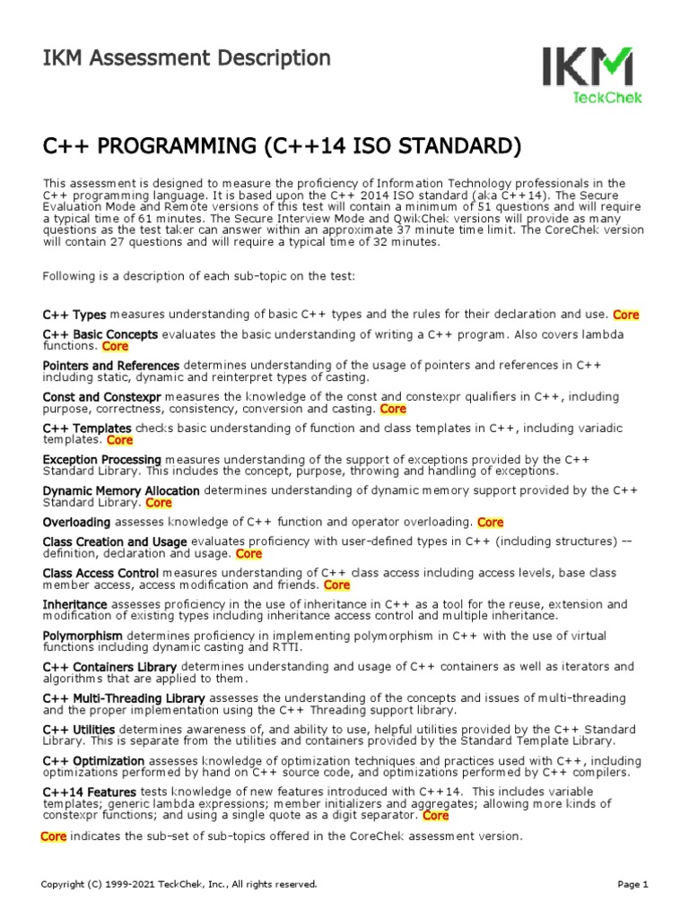 C Programming (C 14 Iso Standard) | PDF | C++ | Software Development