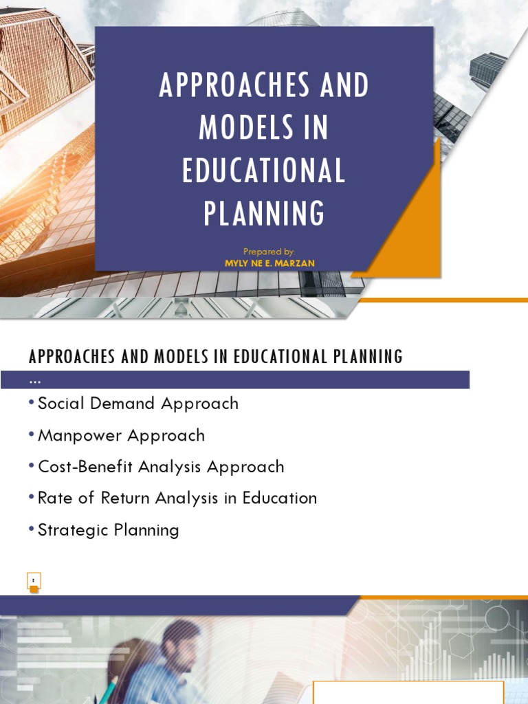 Part VI - Approaches & Models in Educational Planning | PDF | Human ...