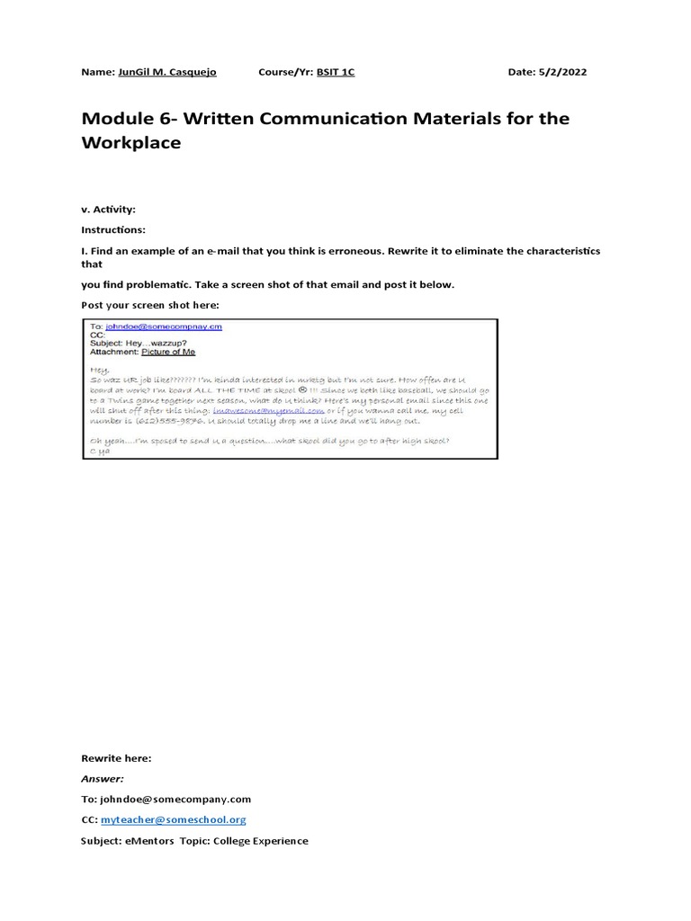 Module 6 Purposive Communication | PDF