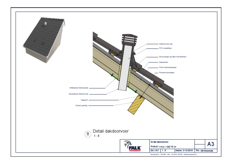 FALK Woondak TR 3 Detail-Dakdoorvoer | PDF