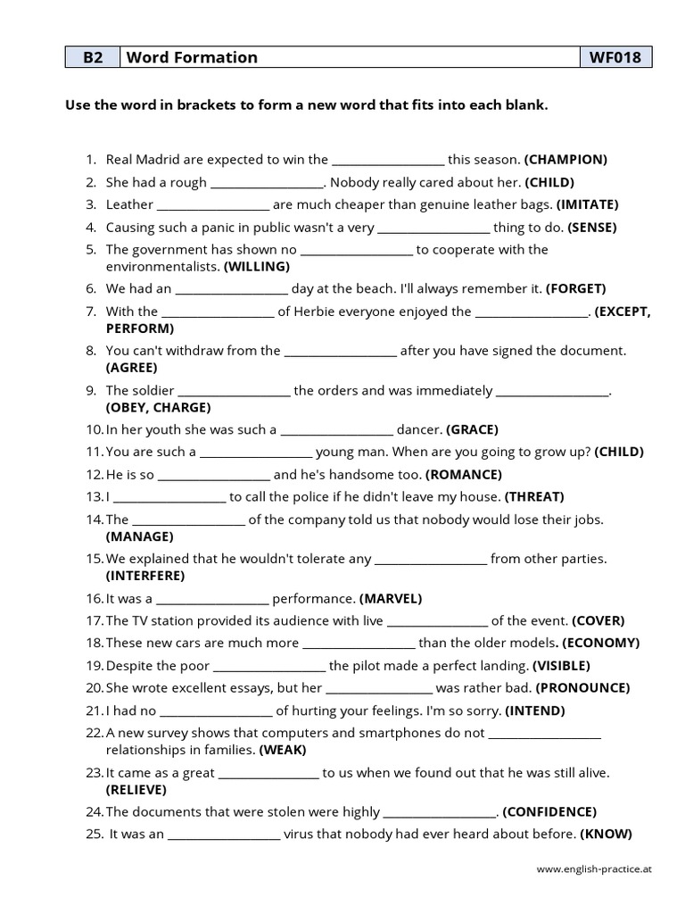 UoE Part 3 - Word-Formation-1 | PDF