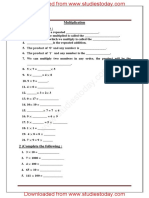 Bodmas Rule Worksheet | PDF | Algebra | Mathematical Objects