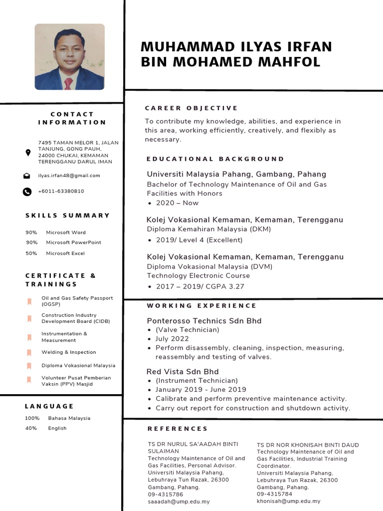 Resume Ilyas Irfan | PDF