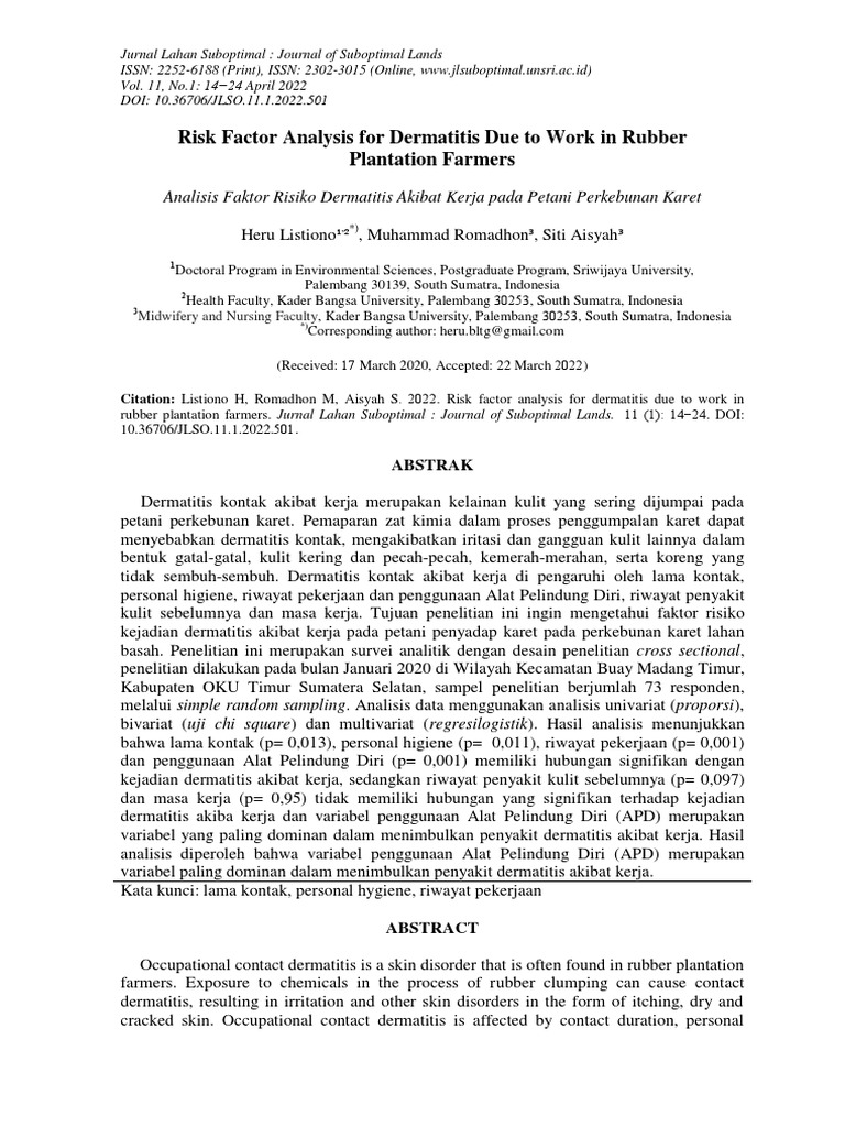 Dermatitis Kontak Iritan | PDF