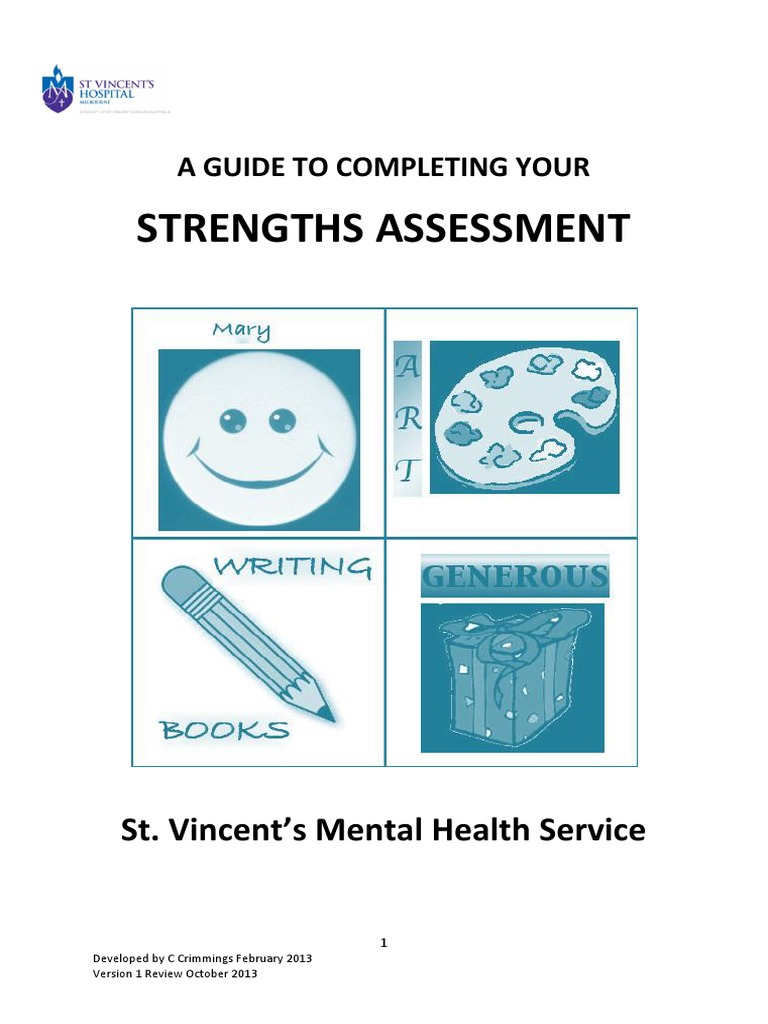 Strengths Assessment Guide For Clients | PDF | Psychology | Cognition