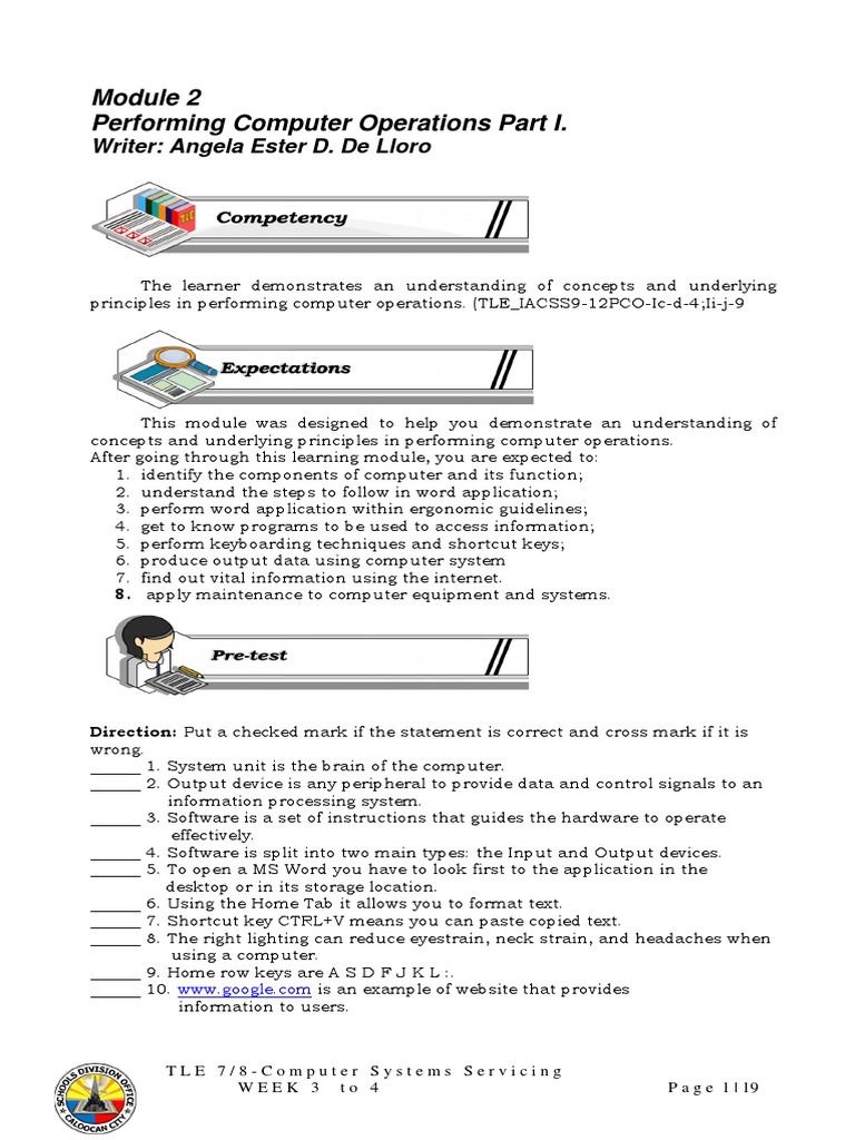 7 8 Tle CSS W3 W4 Revalidated | PDF | Computer File | Input/Output