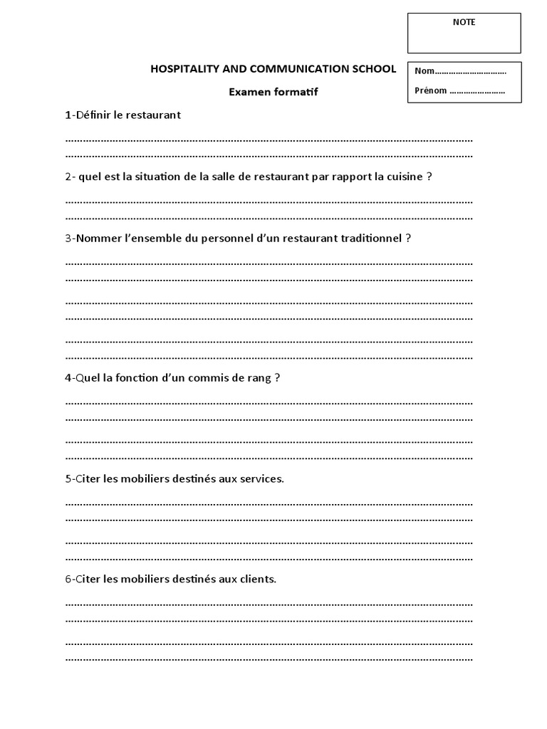 Examen Formatif 01 Pdf 
