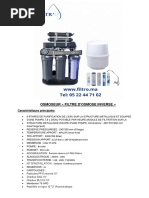 Osmose Inverse : Concepts et Schémas | PDF | Osmose | Opération unitaire