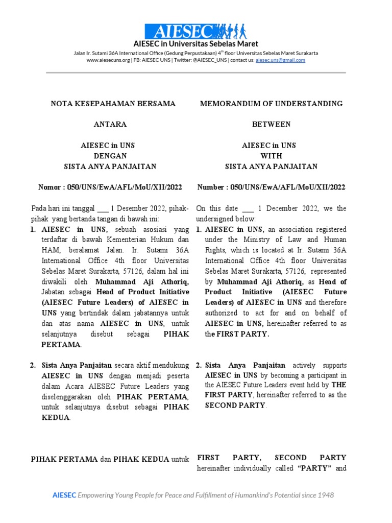 Sista Anya Panjaitan | PDF