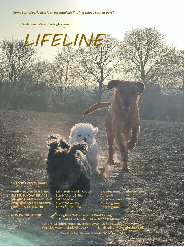 Lifeline Mar 2023 Final | PDF | Lent | Dogs