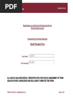 PDP Blank Template FINAL | PDF | Professional Development | Dentistry