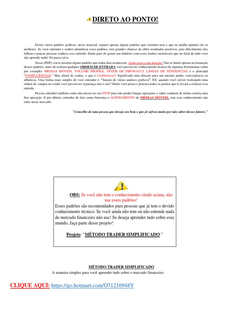 Alguns padrões gráficos comuns e como usá-los de forma segura para obter resultados positivos no ...