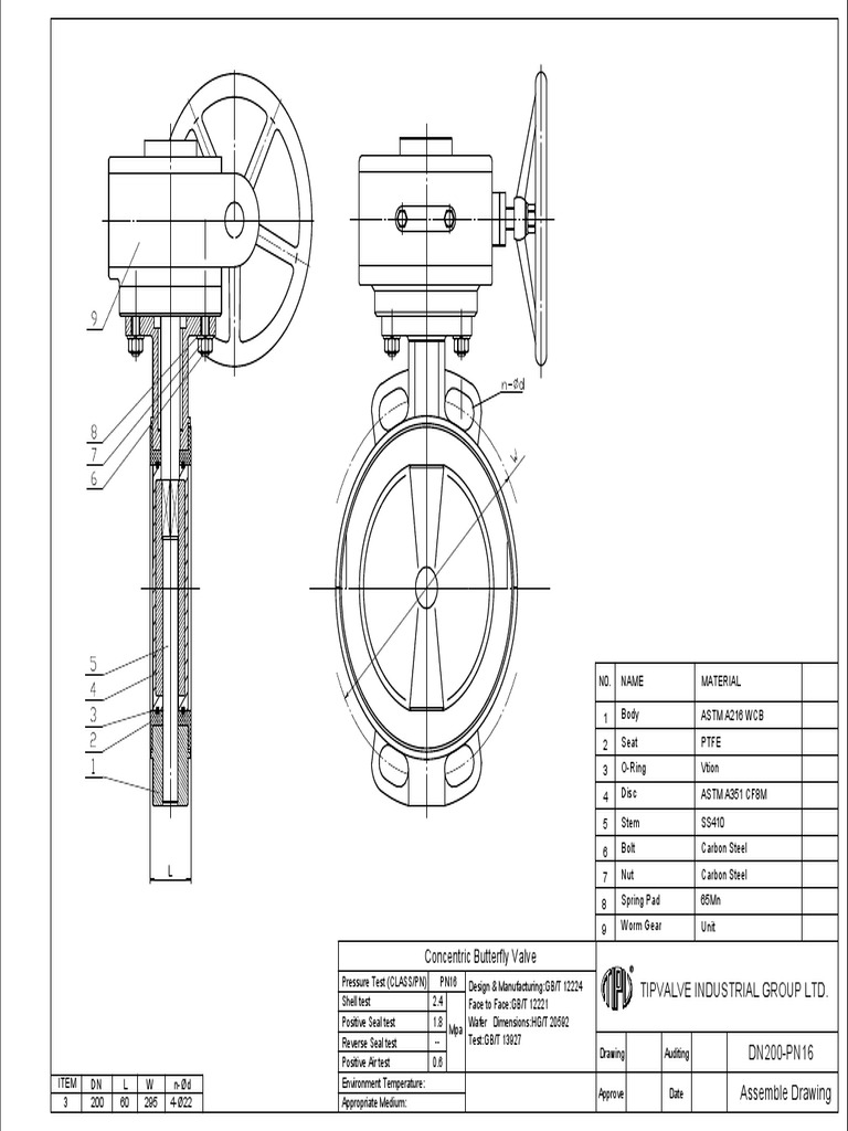 Engineers' Valve Specification Sheet | PDF | Valve | Building Engineering