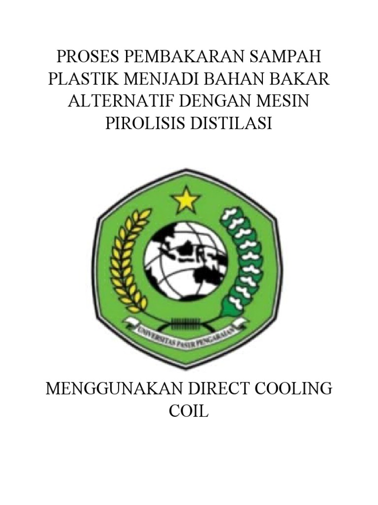 Proses Pembakaran Sampah Plastik.. | PDF