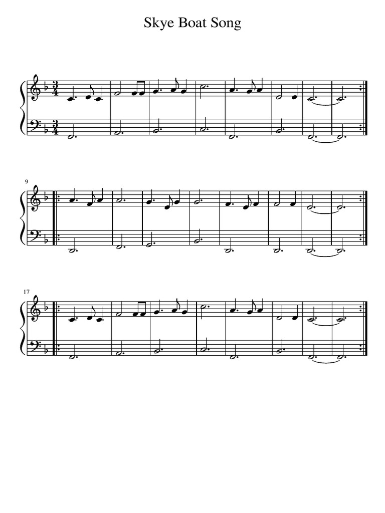 Skye Boat Song | PDF