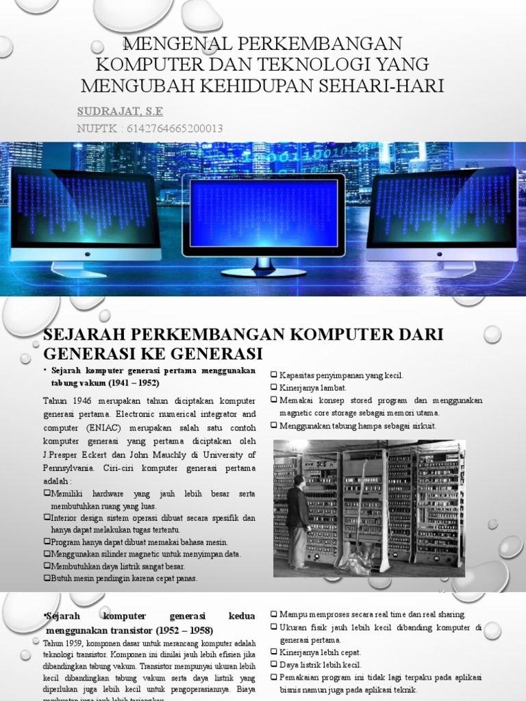 Mengenal Perkembangan Komputer Dan Teknologi Yang Mengubah Kehidupan ...