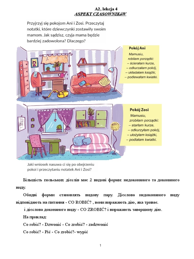 A2, Lekcja 4,5 | PDF