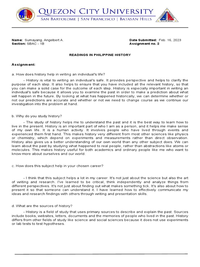 Sumayang Angelbert A. RIPH Activity 2 | PDF | Primary Sources | Science